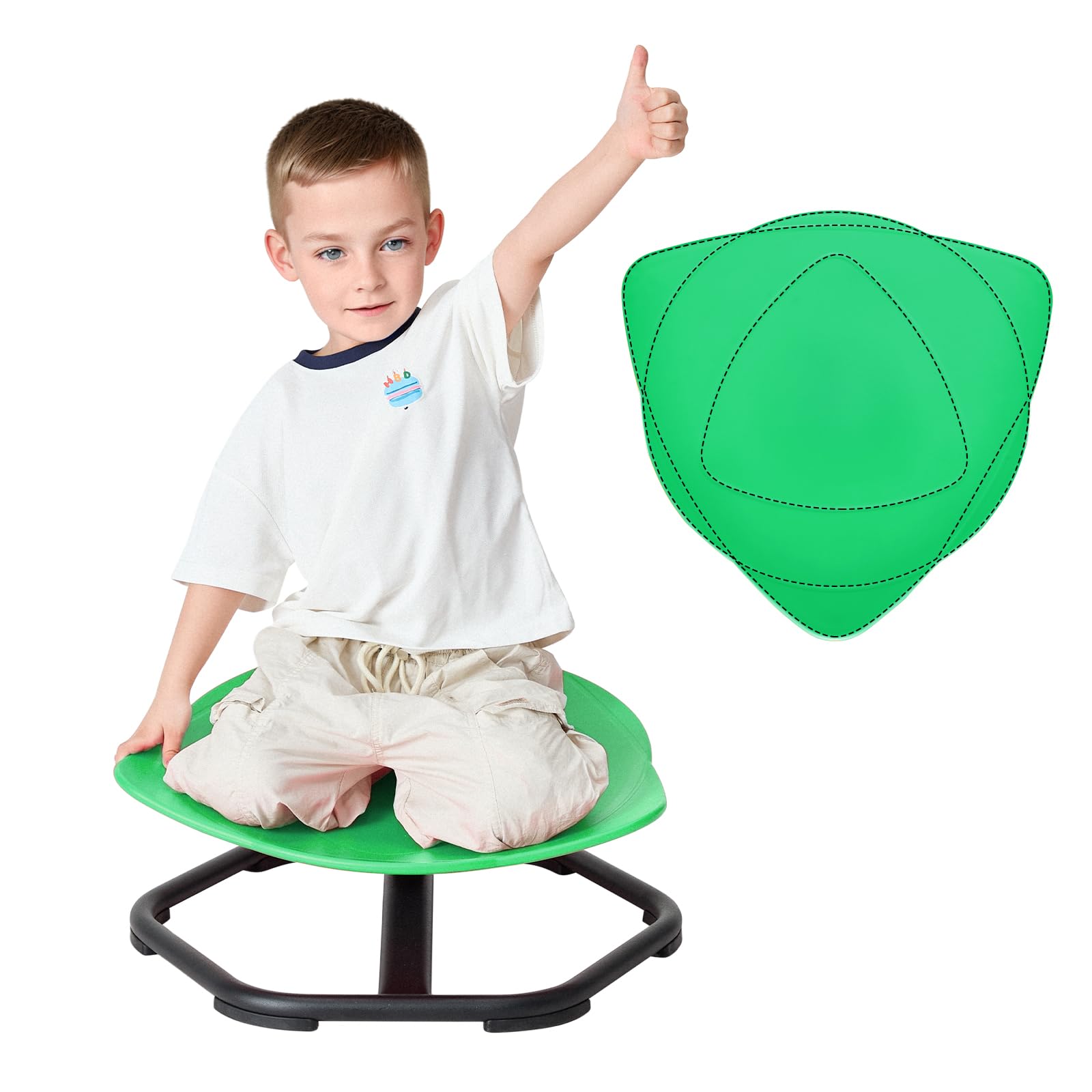 Adhd Tools For Kids Toddler Spin Disk Kids Sensory Swivel Chair - 360 ...