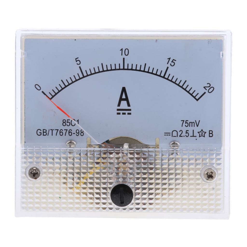 MYADDICTION DC Ammeter Analog Panel Meter Amp Meter Current Gauge ...