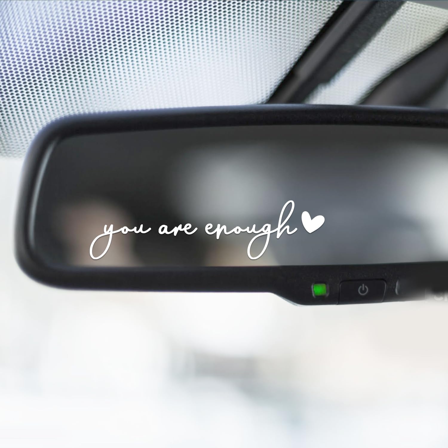 Amazon.com: 3 Sets Personalized Car Rearview Mirror Decal - Vinyl Car ...