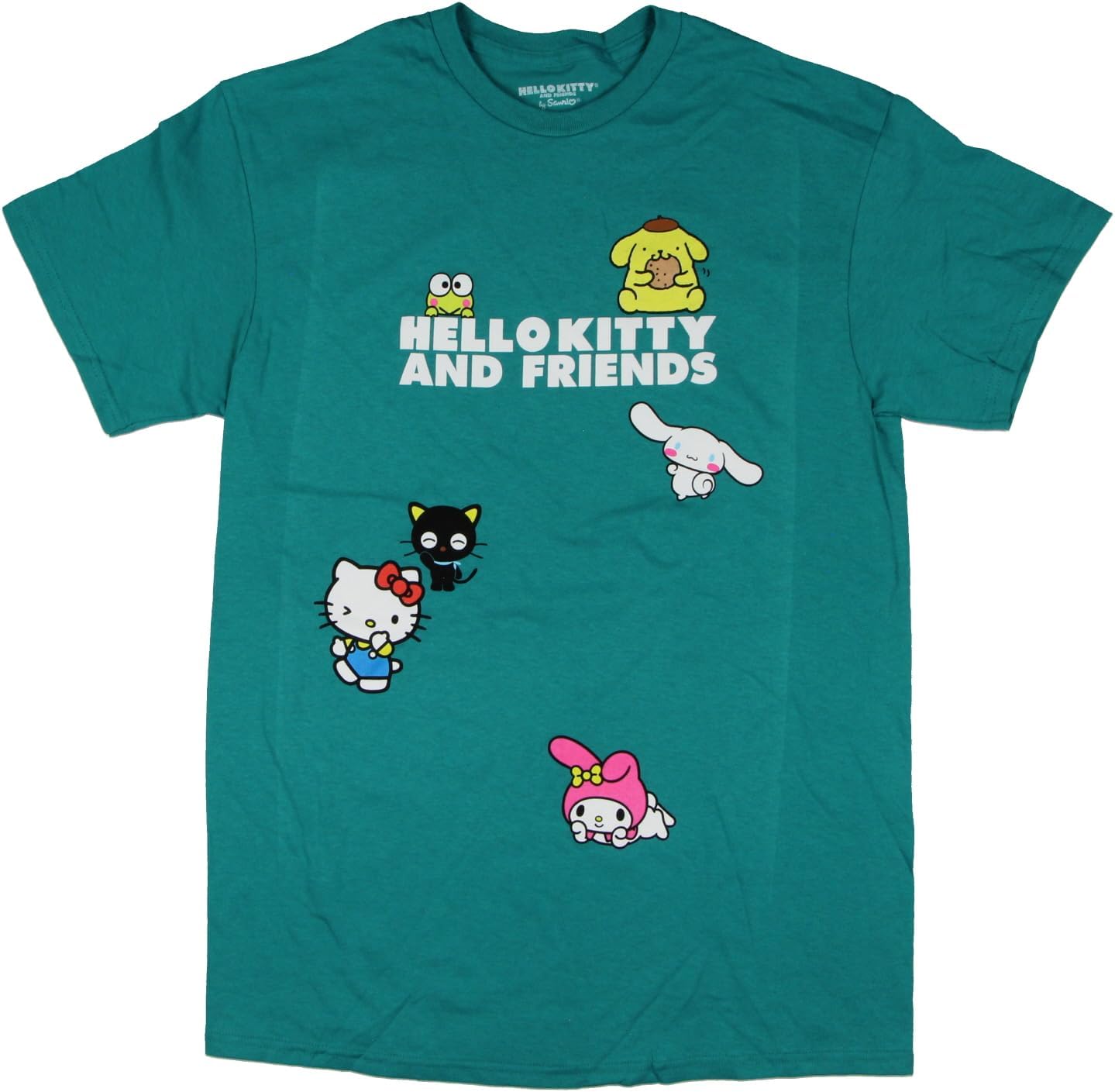 Amazon.com: Sanrio Men's Hello Kitty and Friend's Adult Short Sleeve T ...