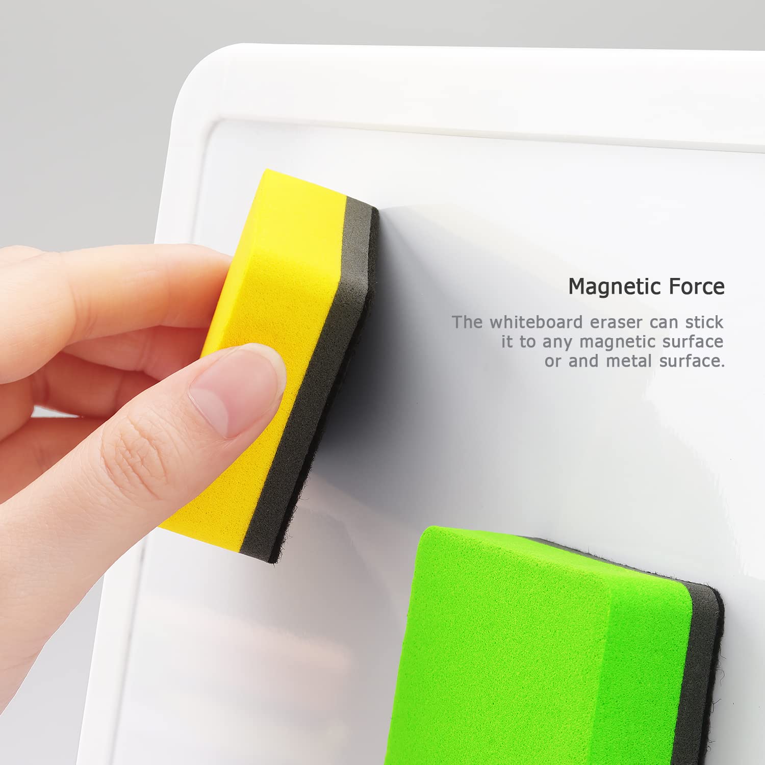 Snapklik.com : 12 Pack Magnetic Whiteboard Eraser, Dry Eraser Board ...