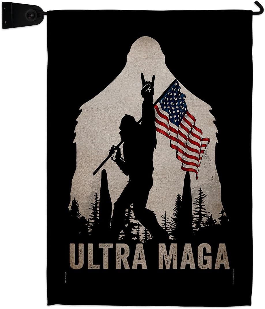 Amazon.com : Trump Flag Bigfoot Flag Mailbox Mount Kit Wall Hanging ...