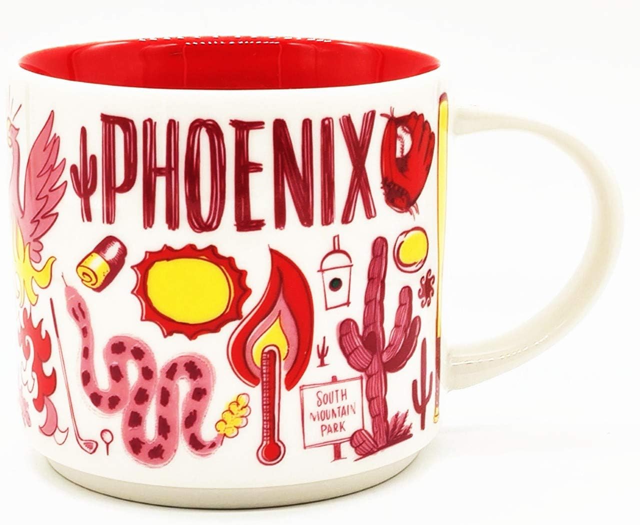 Amazon.com | Starbucks Been There Series Phoenix Acrylic Mug: Coffee ...