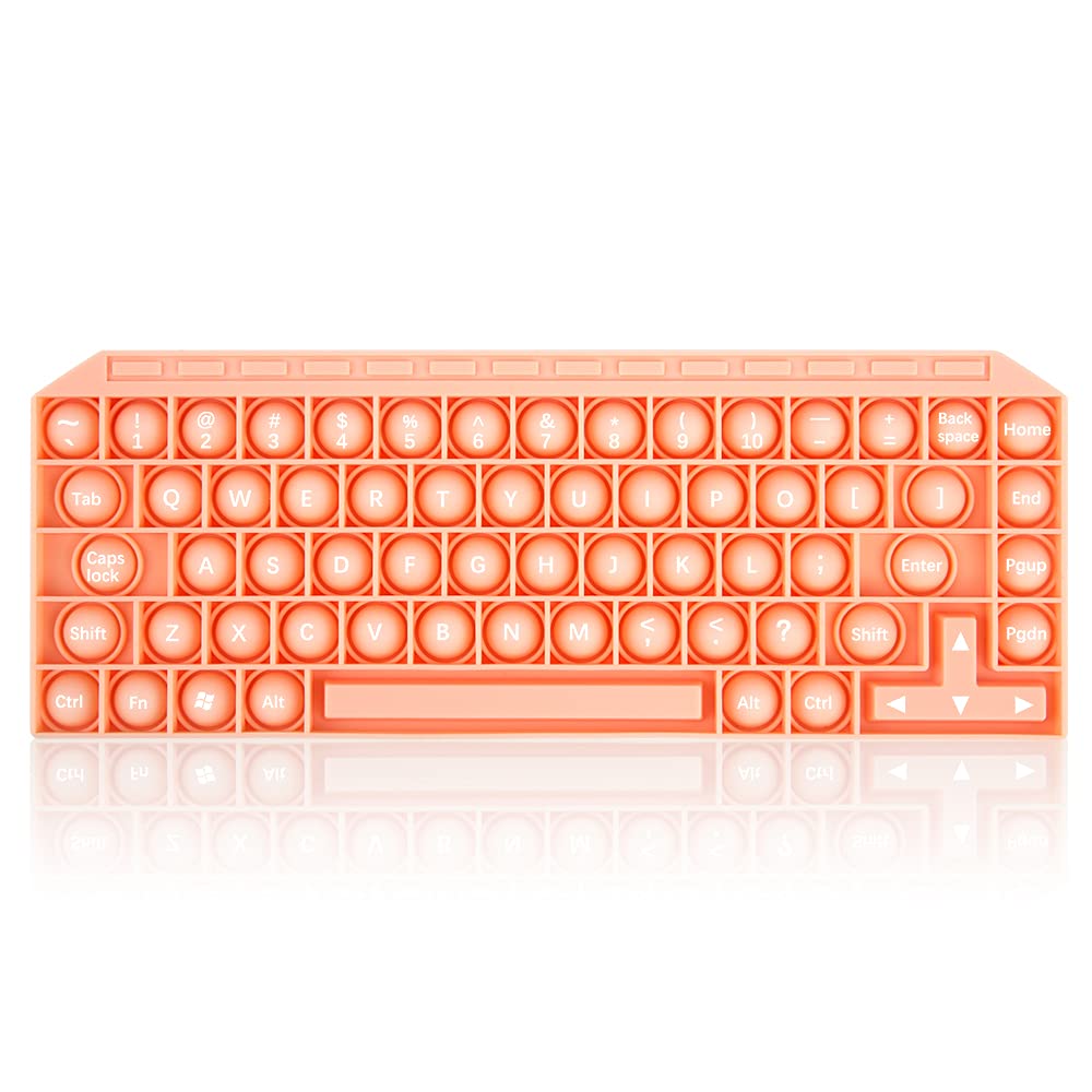Buy Keyboard Pop Fidget Toy with Letters and Numbers, Big Size Bubble ...
