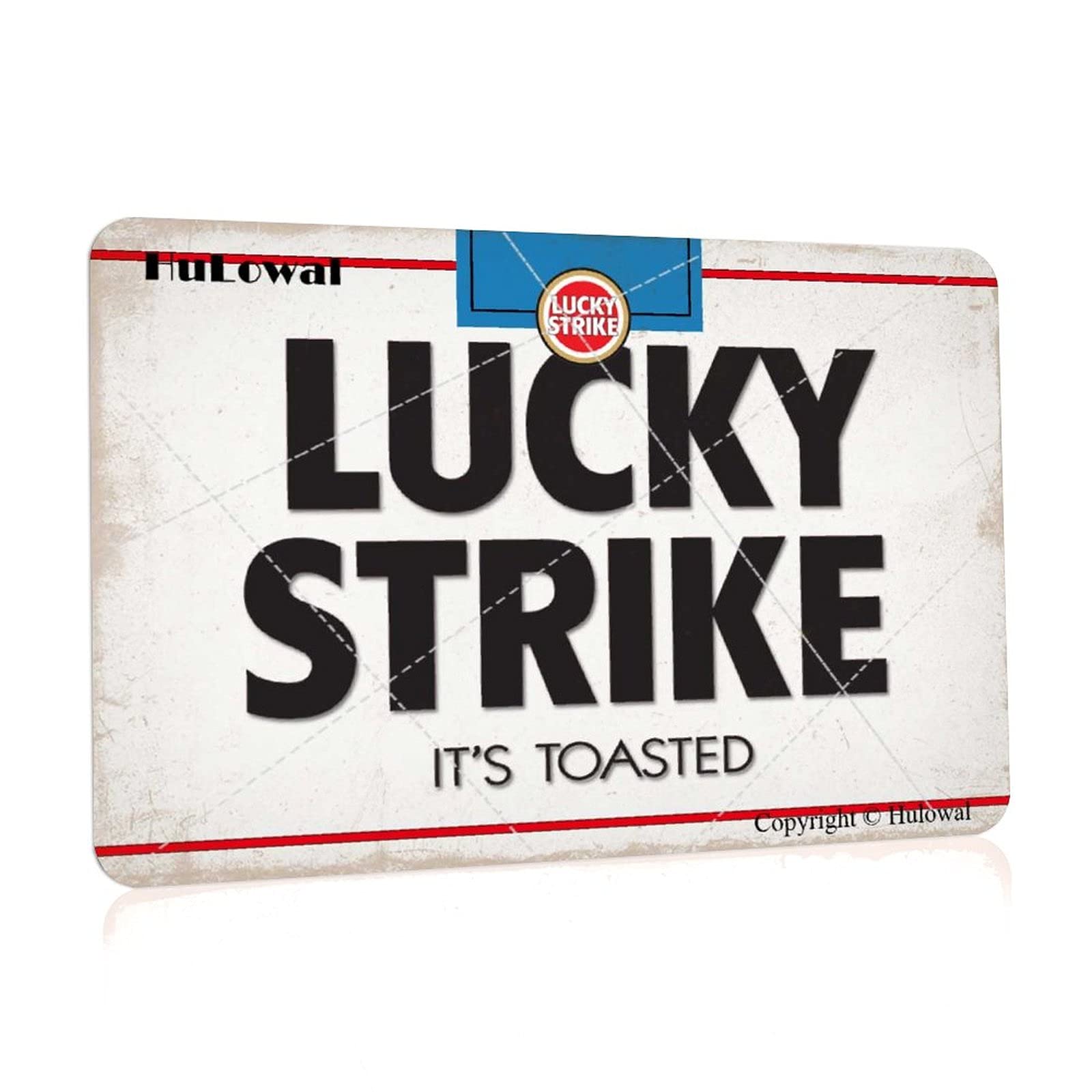 Vintage Lucky Strike Logo Lucky Strike Toasted Cigarette Tin – Smoke
