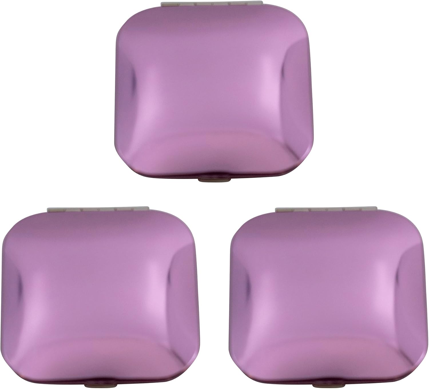 Amazon.com: Set of 3 Contemporary Square Clamshell Compact Mirrors with ...