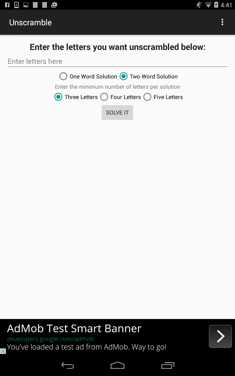 Unscramble Letters and Words - App on Amazon Appstore