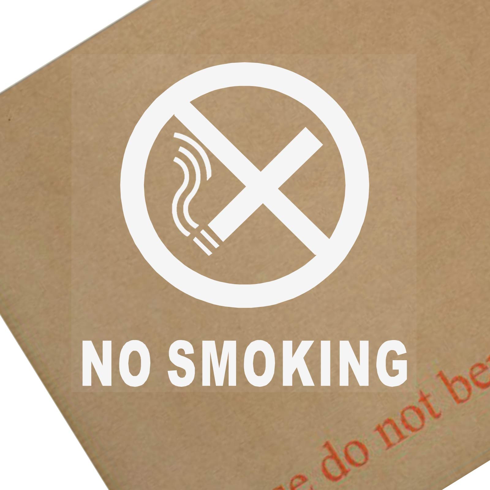 6 x Stickers No Smoking Vehicle Taxi Self Adhesive Warning Signs Health ...