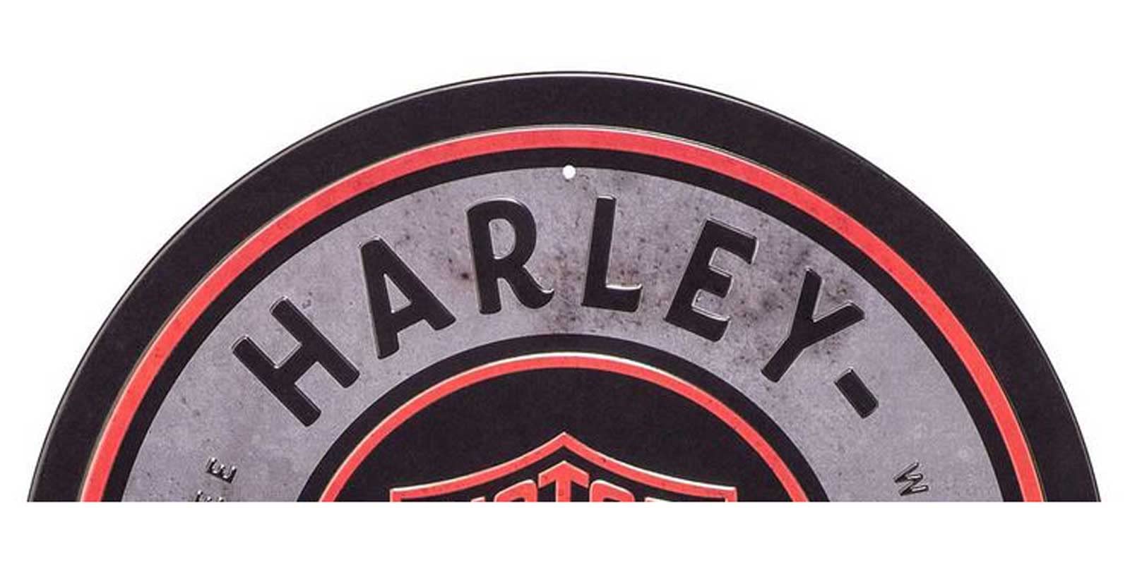 Round Harley Davidson Logo