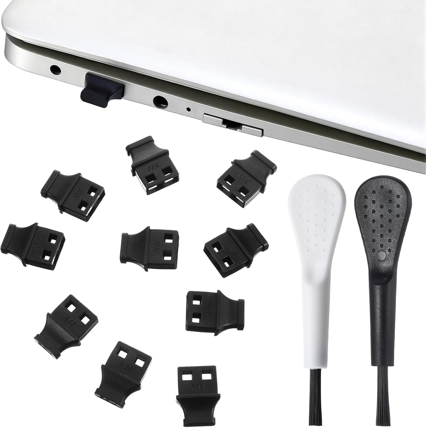 Amazon.com: XLIUAX 10Pcs USB Type-A Dust Cover Port Plugs with Handle ...