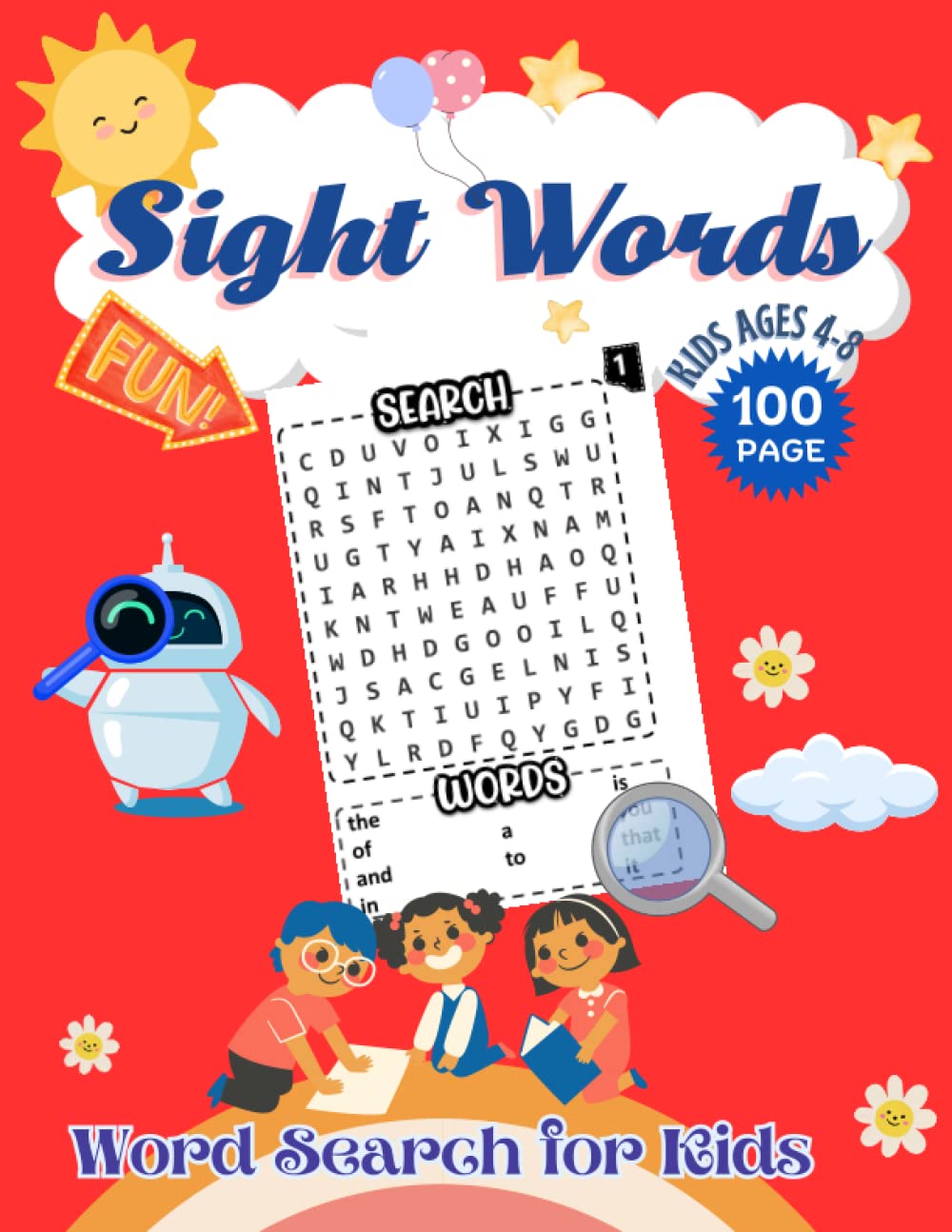 Sight Words Word Search for Kids: Educational and Entertaining Sight ...
