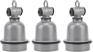 3 Pcs E27 Ceramic Lamp Holder Heat Lamp Holder Interface Lamp Socket ...