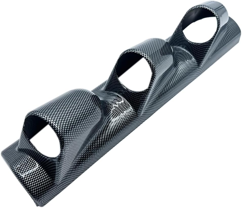Amazon.com: Ladison Carbon Fiber Triple Pillar Gauge Pod - Fits Any ...
