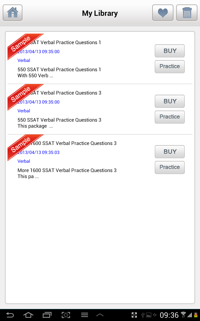 SSAT Verbal & Reading PRO - App on Amazon Appstore