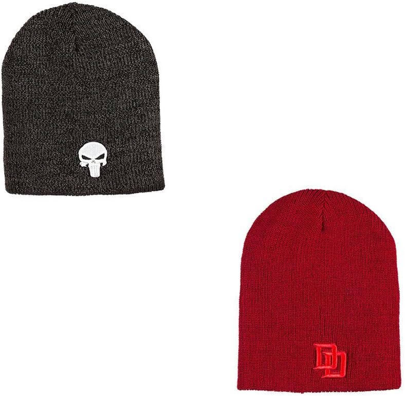 Loot Crate Daredevil Punisher Reversible Beanie Hat Marvel Exclusive ...