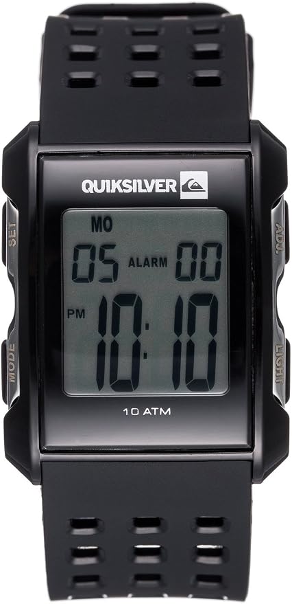 Quiksilver Men's Traction Digital Watch M160DRBLK with Polyurethane ...