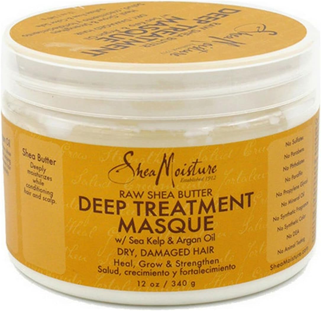 Amazon.com : Shea Moisture Raw Shea Masque 12 Ounce Jar (354ml) (2 Pack ...