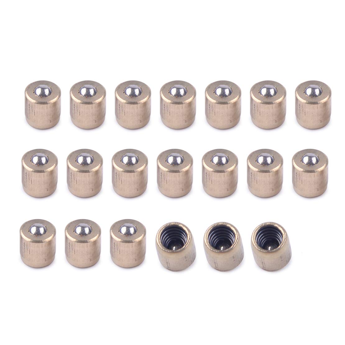 Snapklik.com : 20pcs 6x6mm Brass Push Button Press Fit For Ball Oiler ...