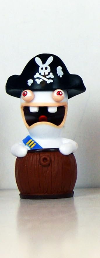 Amazon.com: Rabbids - Travel in Time - 2.75" Figure - Pirate in a ...
