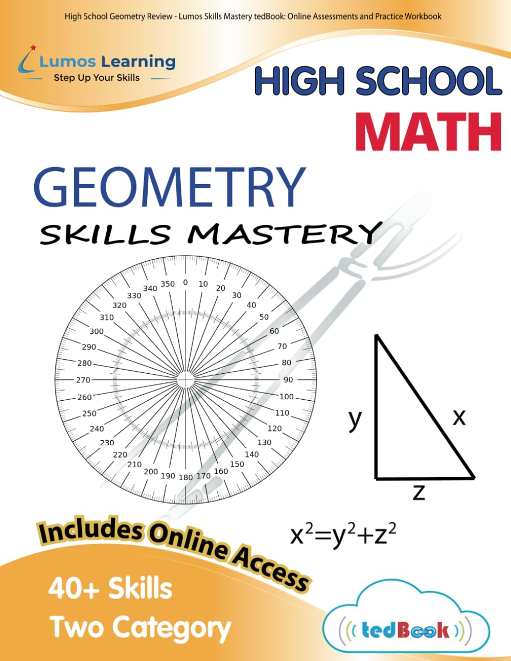 High School Geometry Review - Lumos Skills Mastery tedBook: Online ...