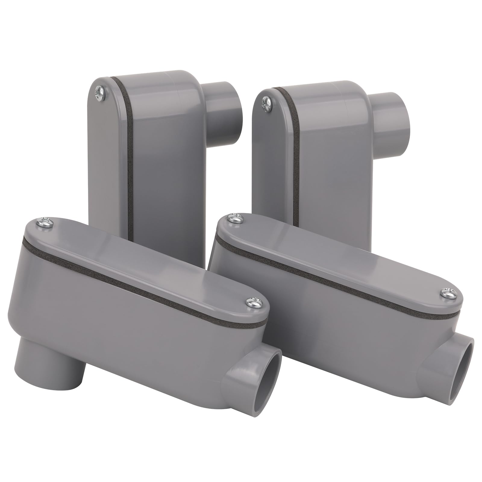 Snapklik.com : CKVIHAV 4Pack 3/4 Inch Rigid PVC Conduit Body Type LB ...