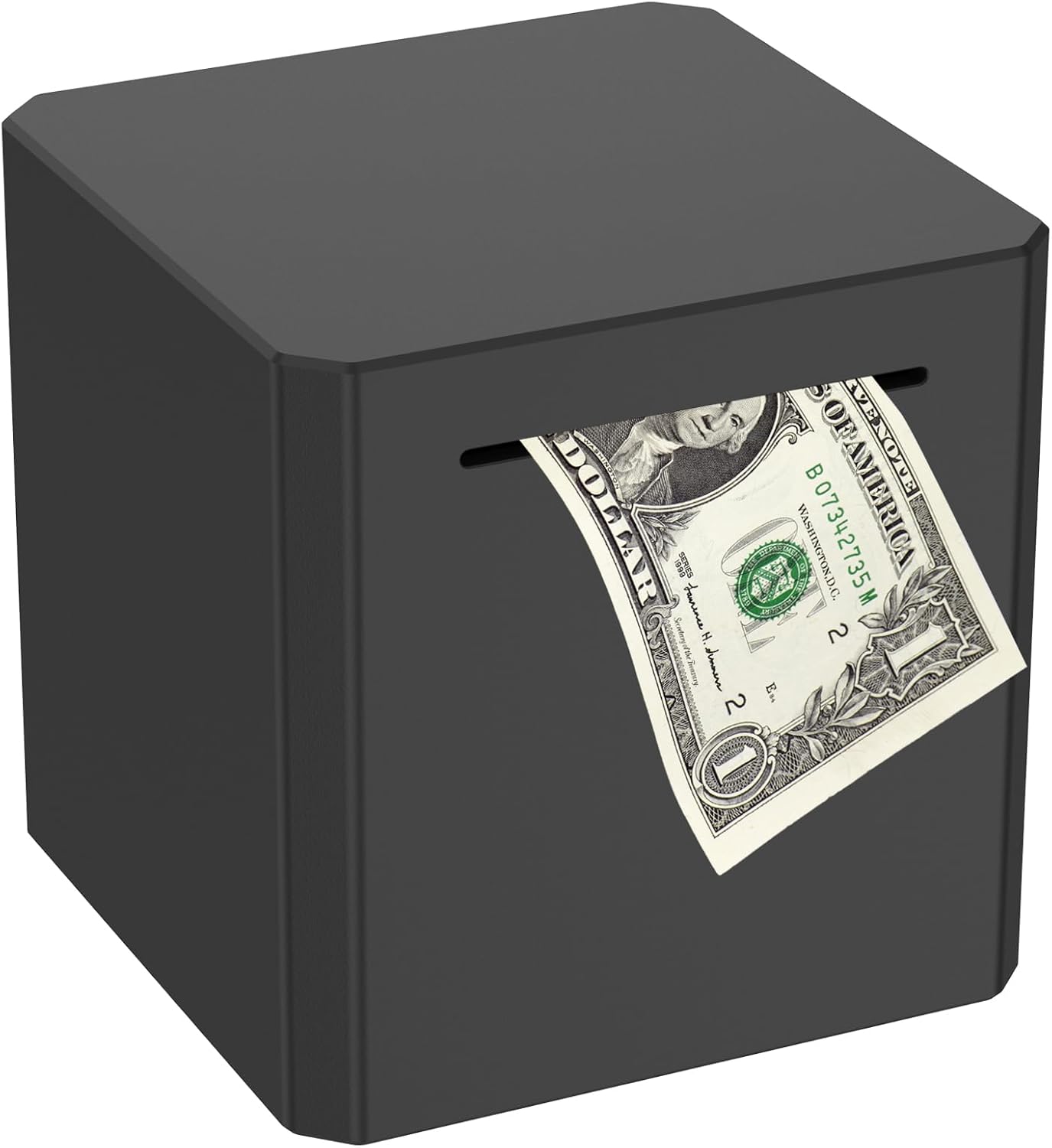 Stainless Steel Piggy Bank for Adults 15x15cm Must Break to Open Metal ...