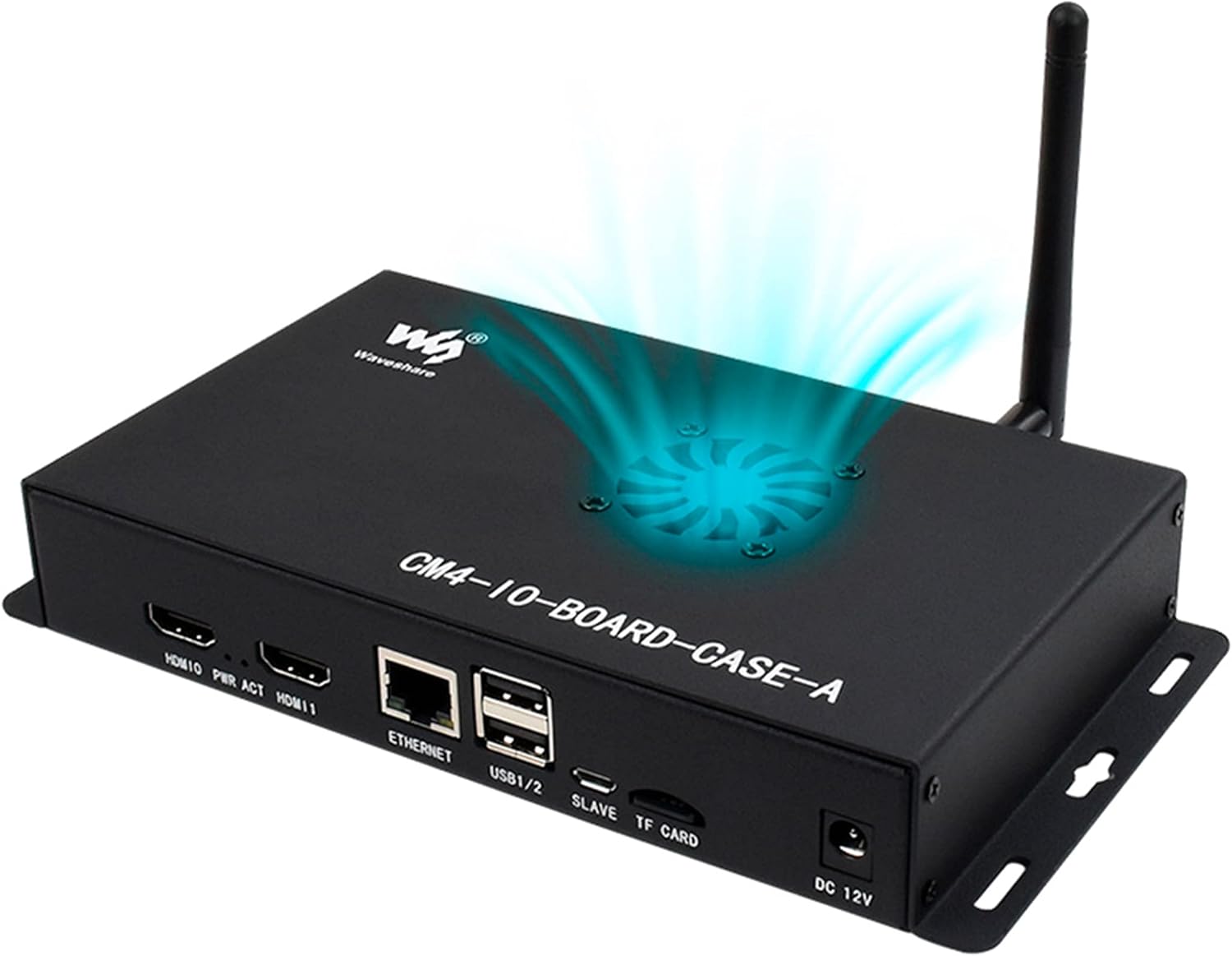 Amazon.com: Metal Case/Box with Cooling Fan for Raspberry Pi Compute ...