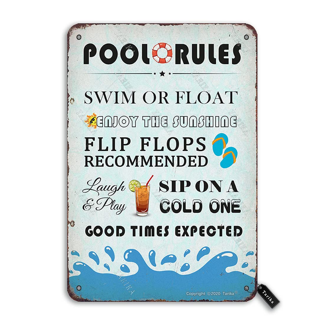 No Running By Pool