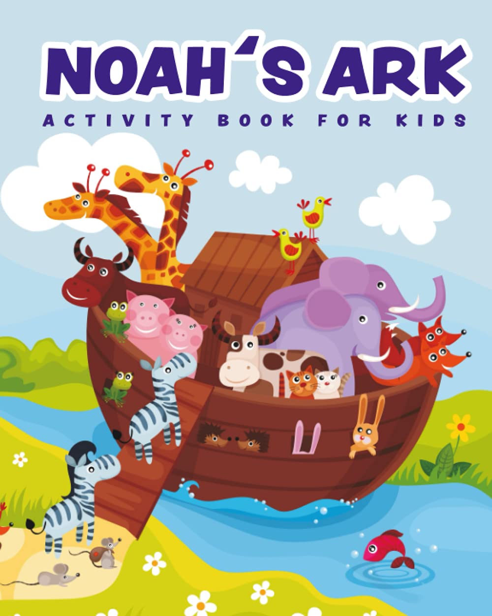 Noahs Ark Activity Book And Coloring Pages For Kids Ages | Desertcart ...
