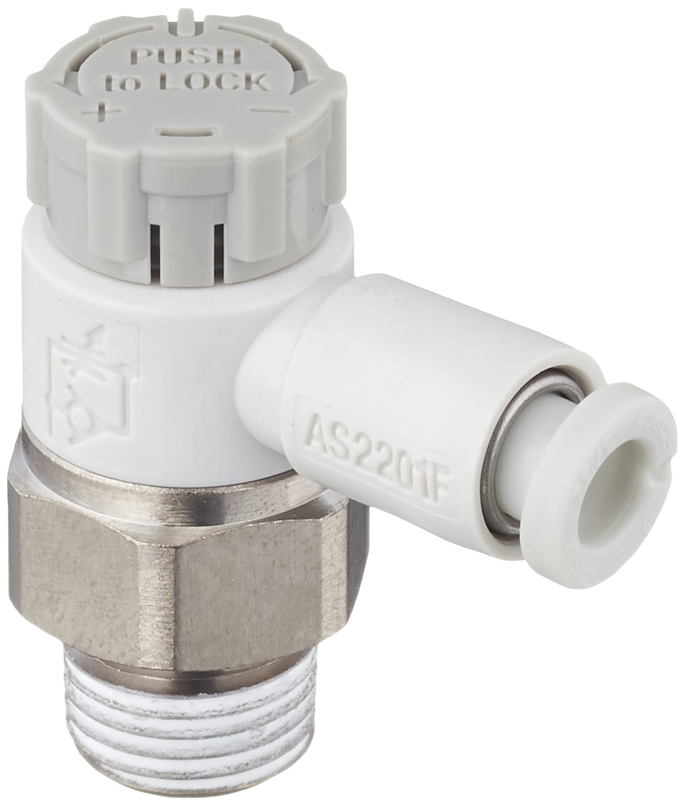 SMC AS2201F-01-04SA 푸시 잠금 엘보우 원터치 피팅