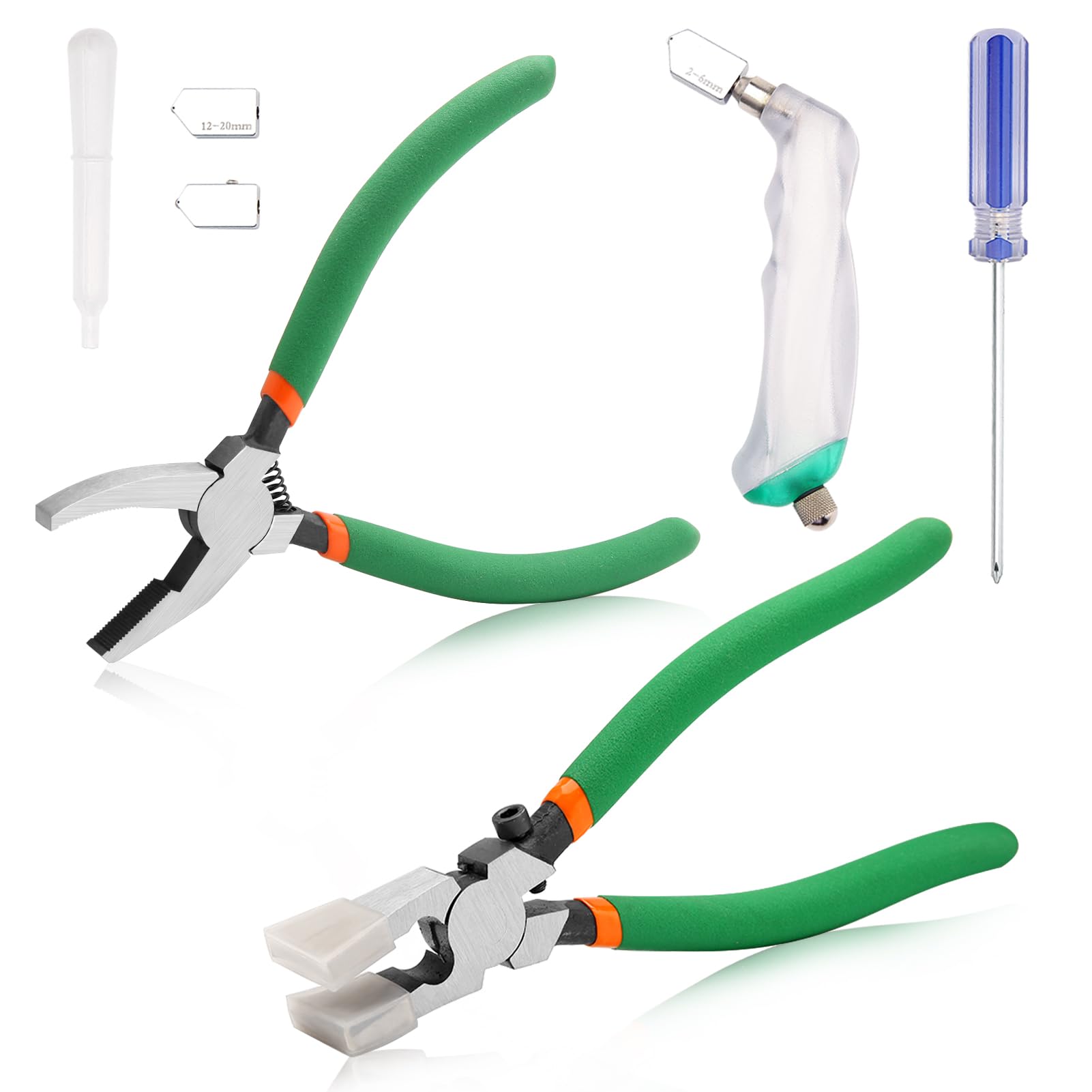 Amazon.com: SPEEDWOX 10PCS Heavy Duty Glass Running Pliers Breaker ...