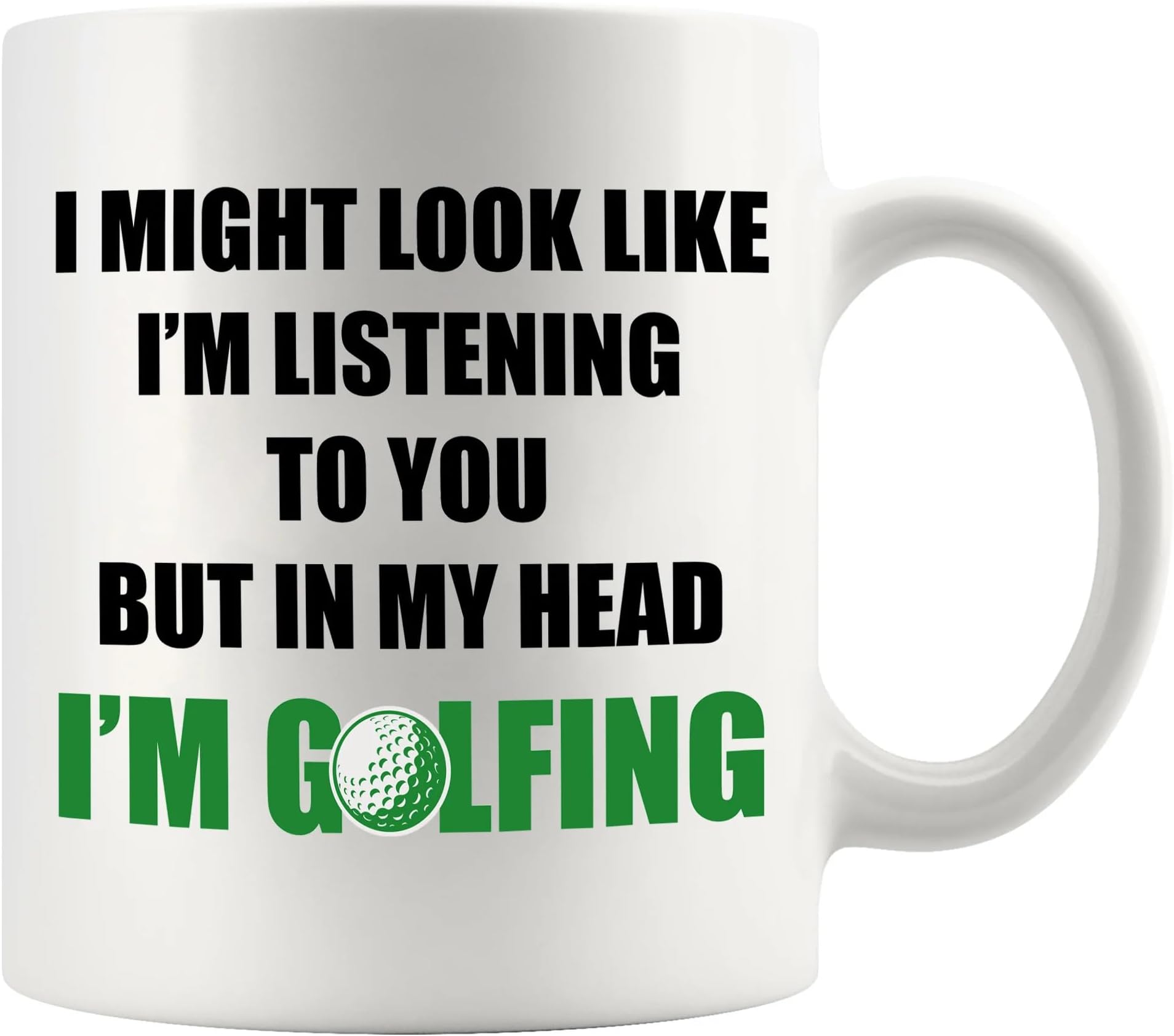 Amazon.com: Rogue River Tactical Best Funny Golf Coffee Mug Always Wash ...