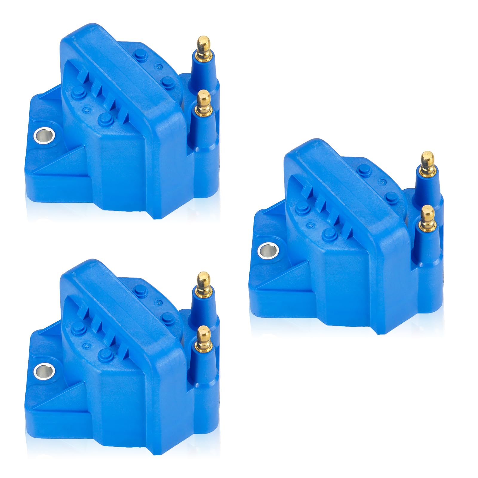 Amazon.com: Blue Set of 3 Ignition Coil Pack Compatible with 3.8L Buick ...