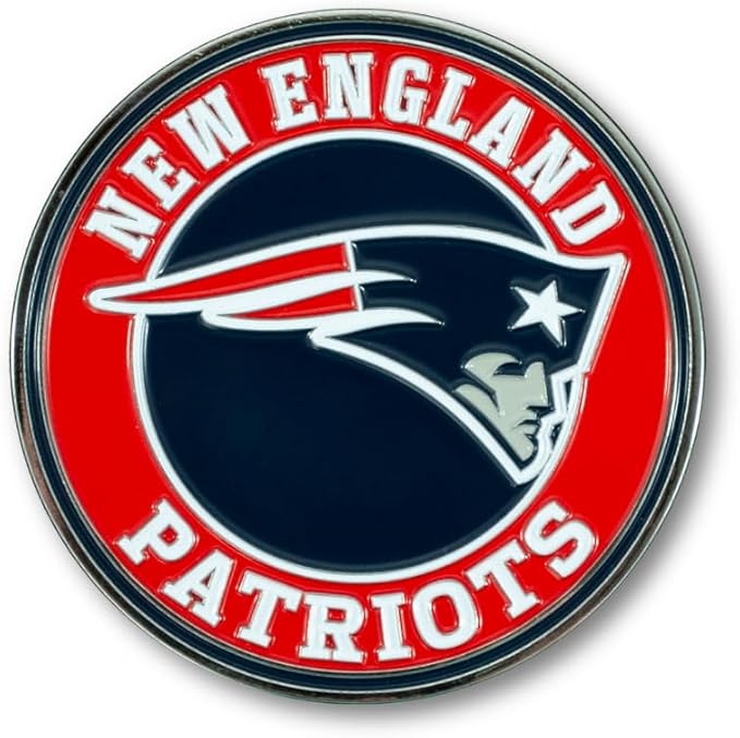 Amazon.com: New England Patriots NFL Metal 3D Team Emblem by FANMATS ...