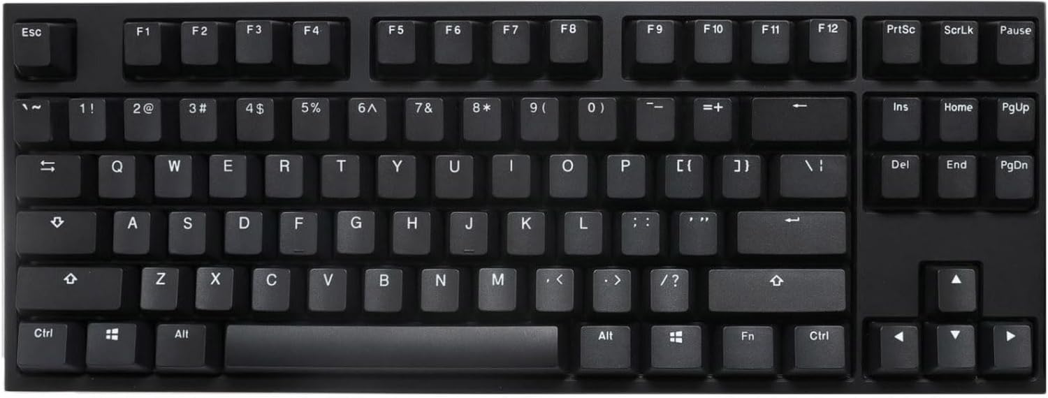 Amazon.com: Ducky One 2 Phantom Black TKL Double Shot PBT Mechanical ...