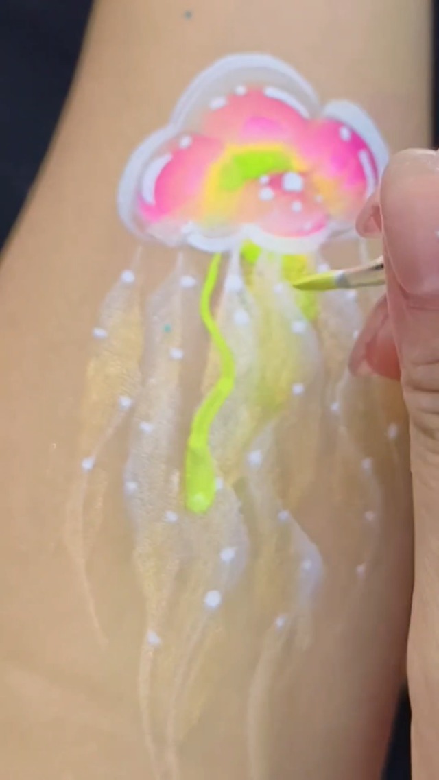 Jellyfish Face Paint jellyfish-face-paint