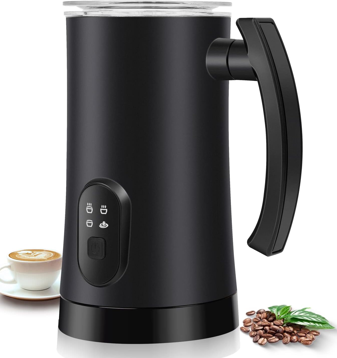Amazon.com: Milk Frother, EZBASICS Electric Milk Steamer, 8.4oz/250ml ...
