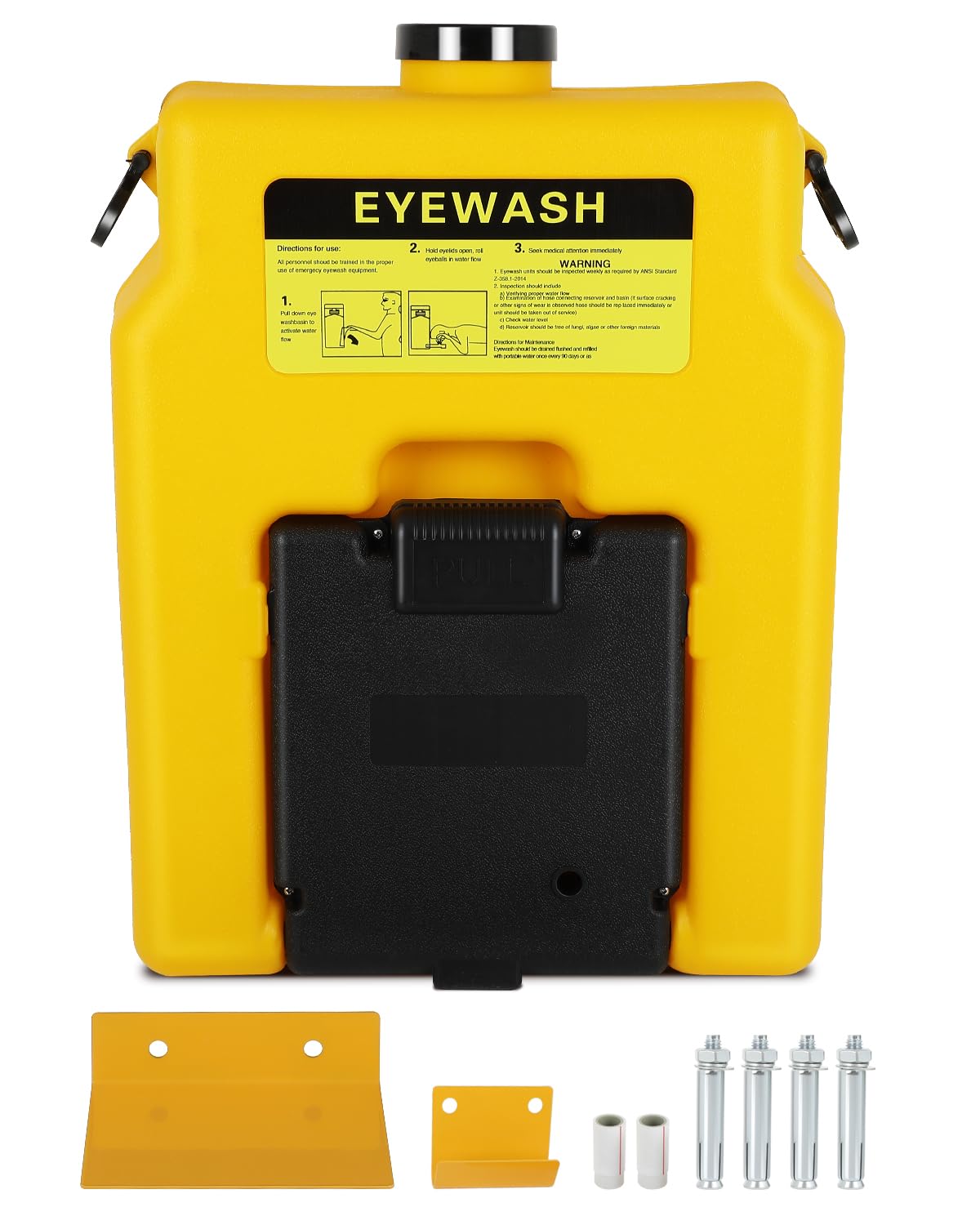 Snapklik.com : Portable Eye Wash Station OSHA Approved,14 Gallon