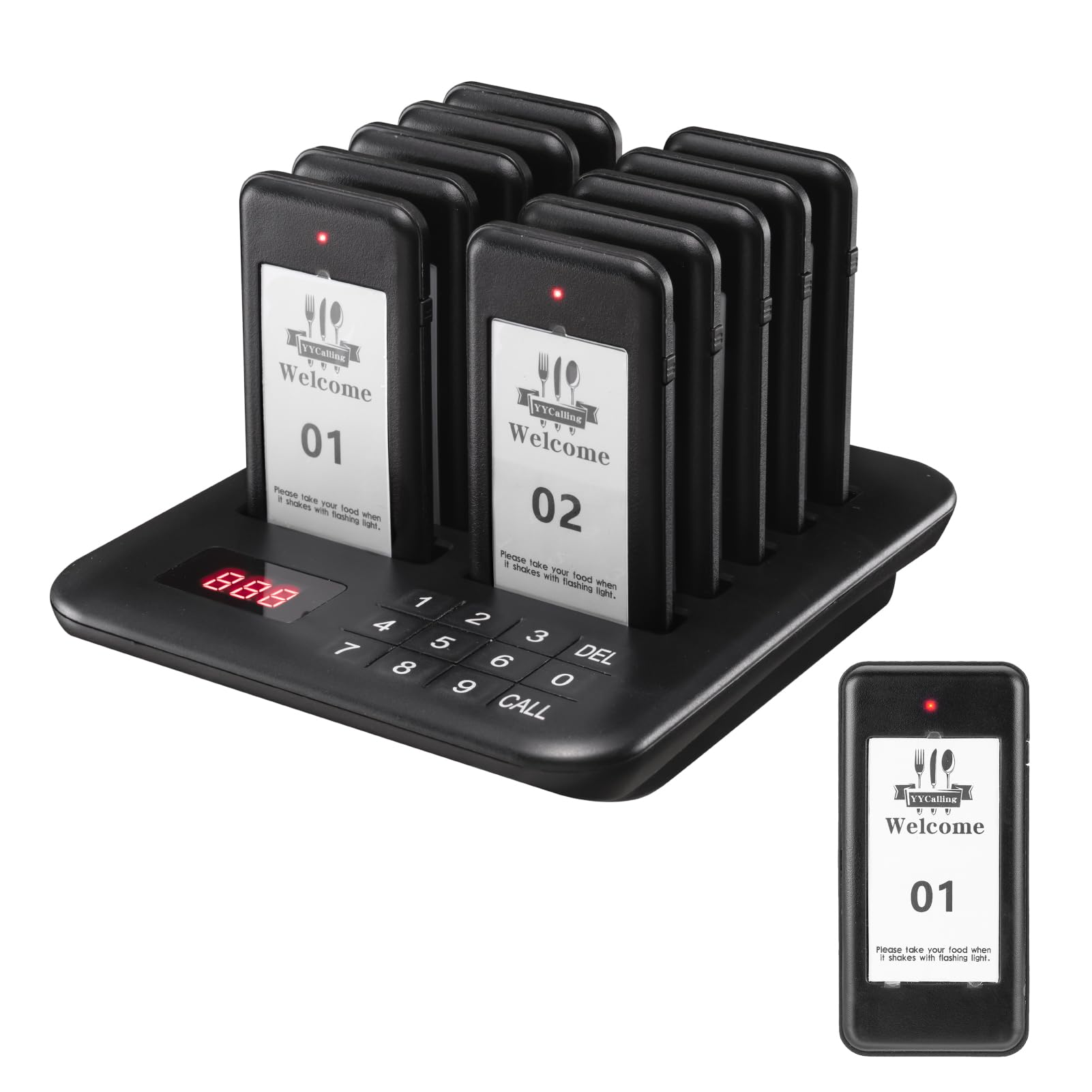 Restaurant Pager Pagers For Restaurants 10 Guest Pagers Buzzers Social ...