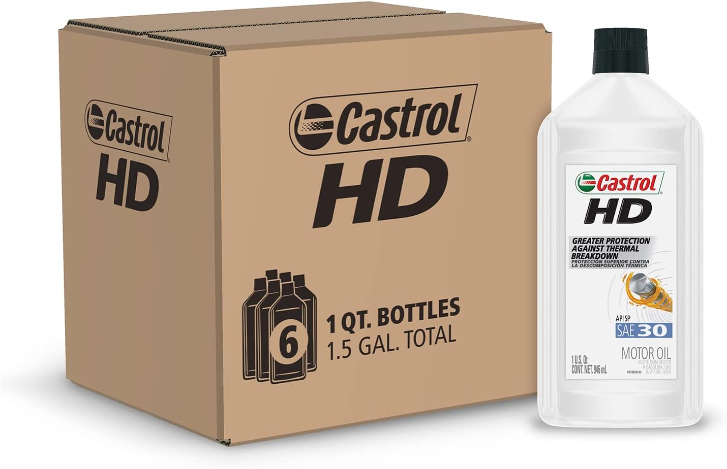 Amazon.com: Castrol GO! 2T Motorcycle and Small Engine Oil, 1 Quart ...