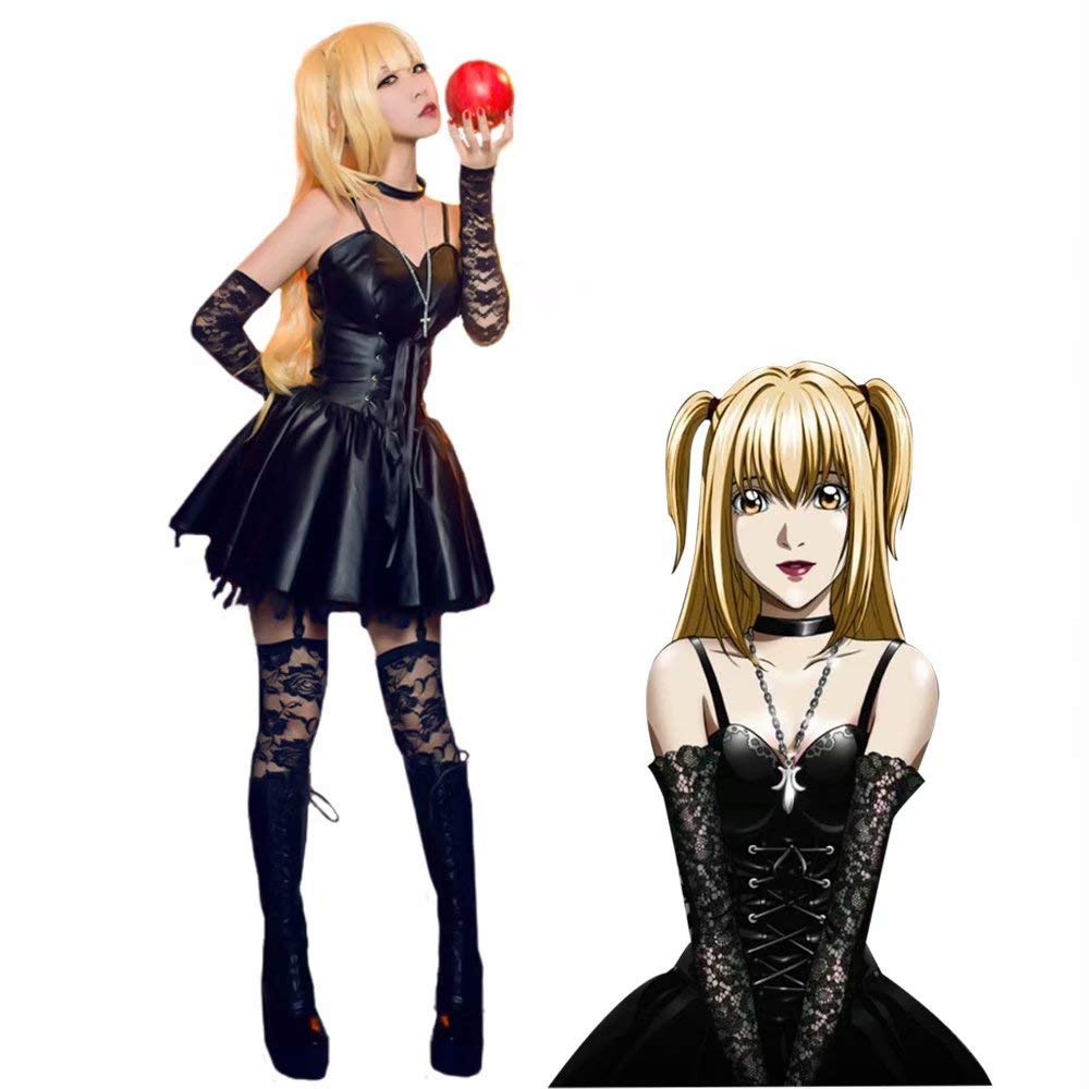 Buy Death Note Misa Amane Costume Uniform Full Set Cute Anime Movie ...