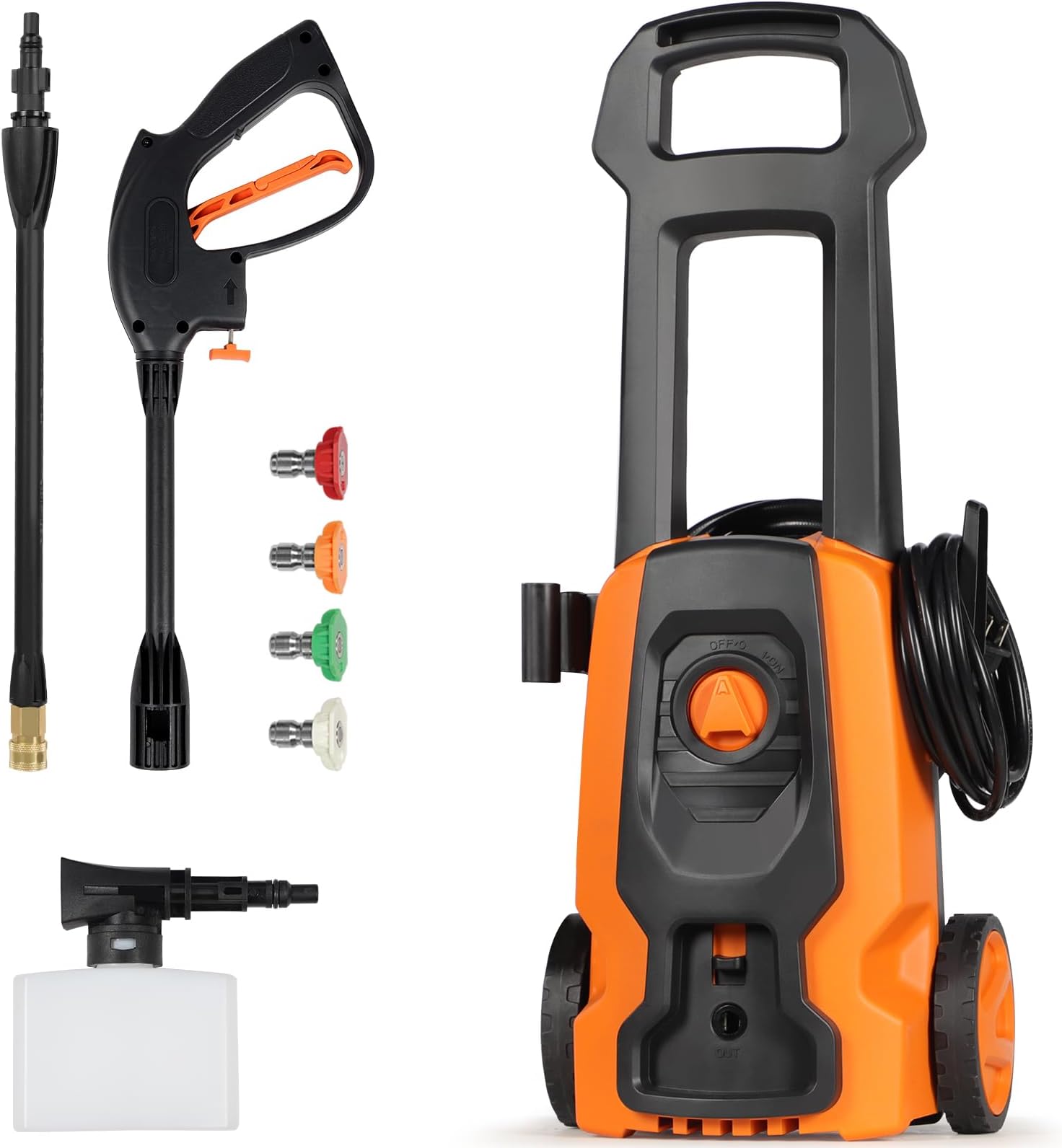 Amazon.com : Electric Pressure Washer, Power 4500 Max PSI, 3.2 GPM ...