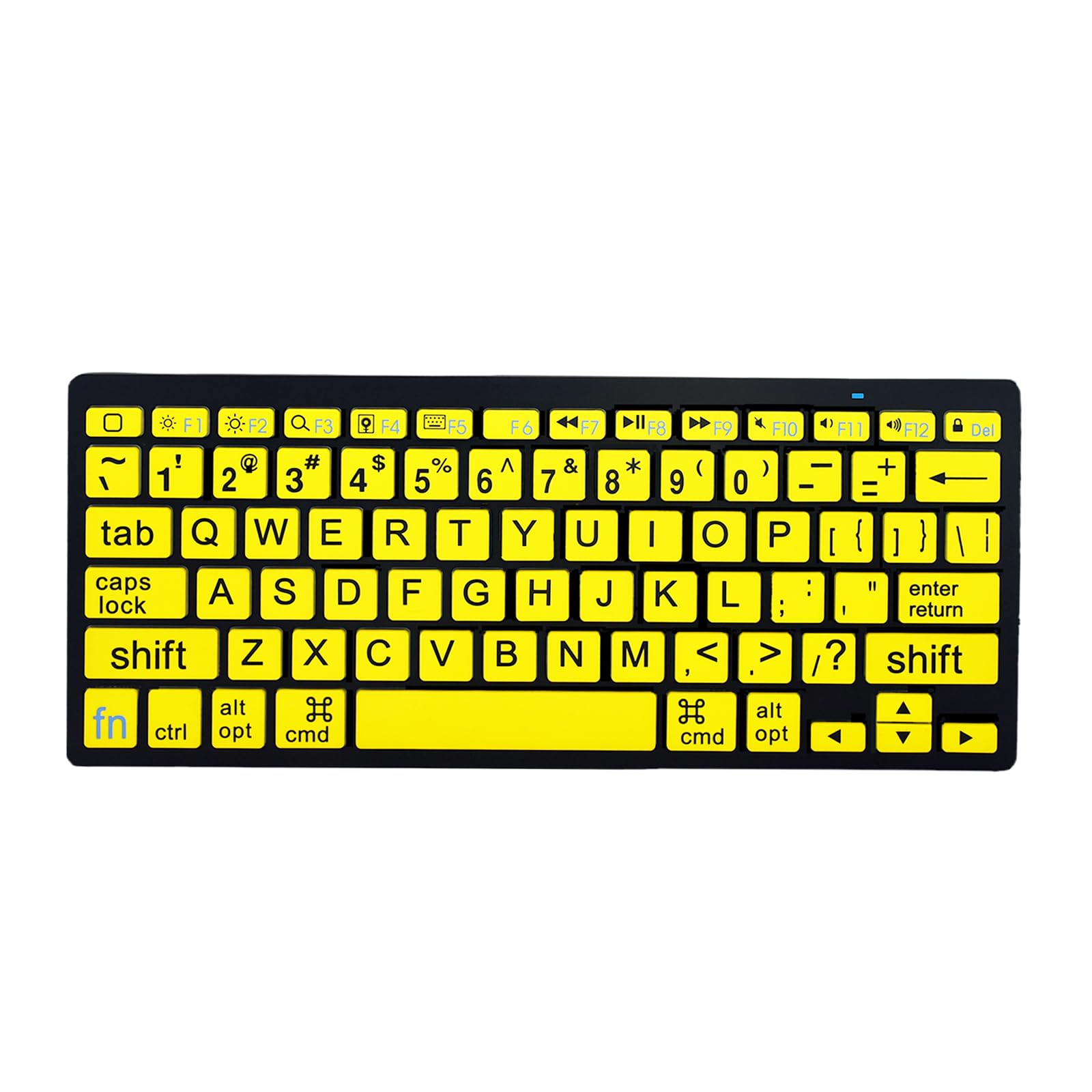 HXMJ-Large Print Mini Bluetooth Keyboard Compatible with iPad,iPhone ...