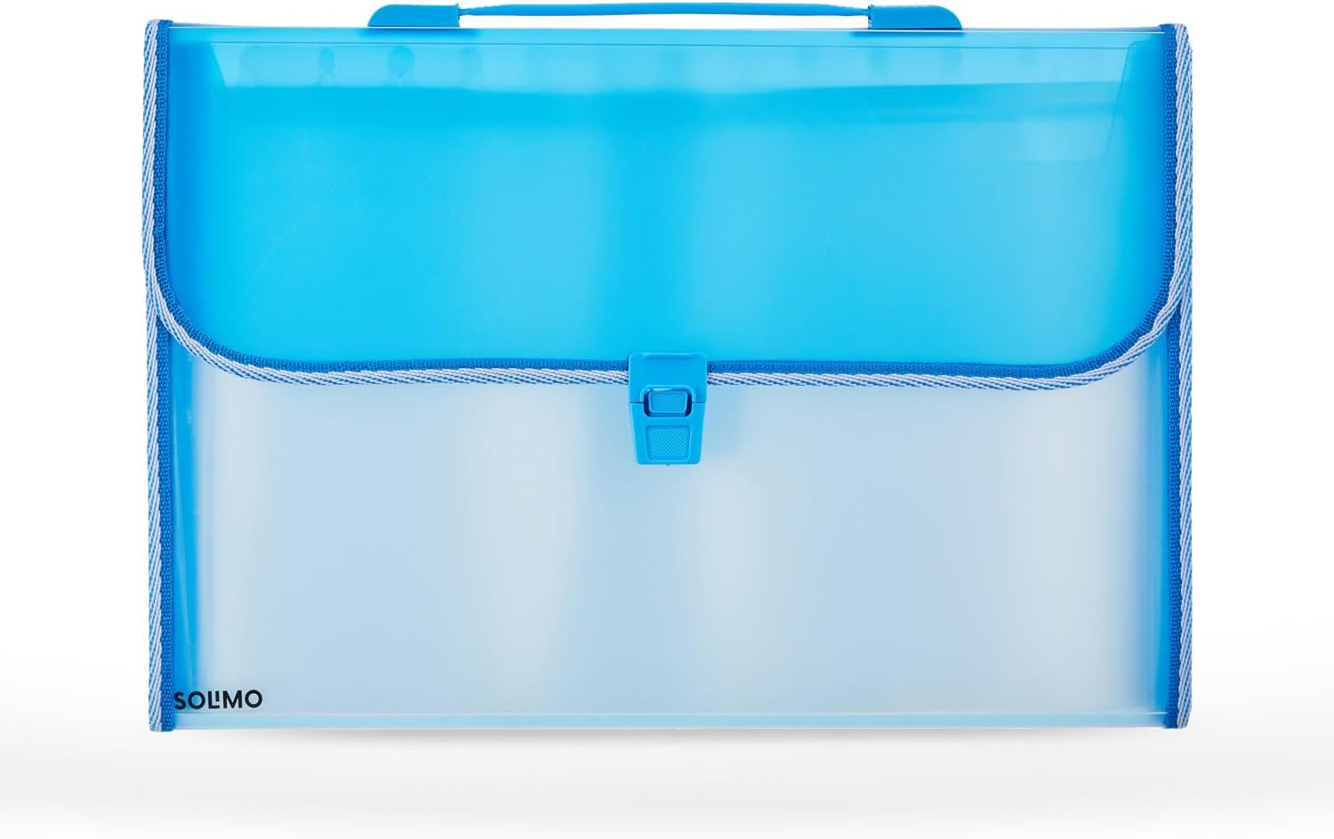 Amazon Brand - Solimo Solimo Semi Transparent Expanding File Folder ...