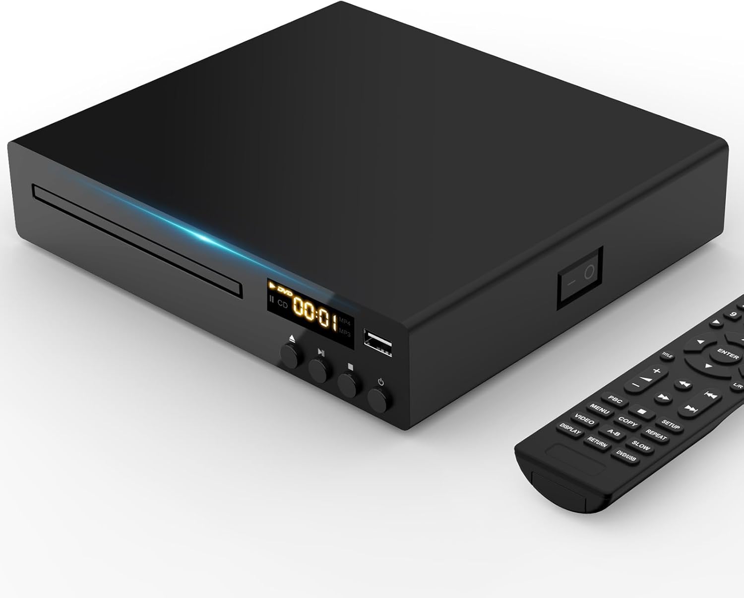 DVD Player,Compact DVD Player for Smart TV,1080P DVD Player for All ...