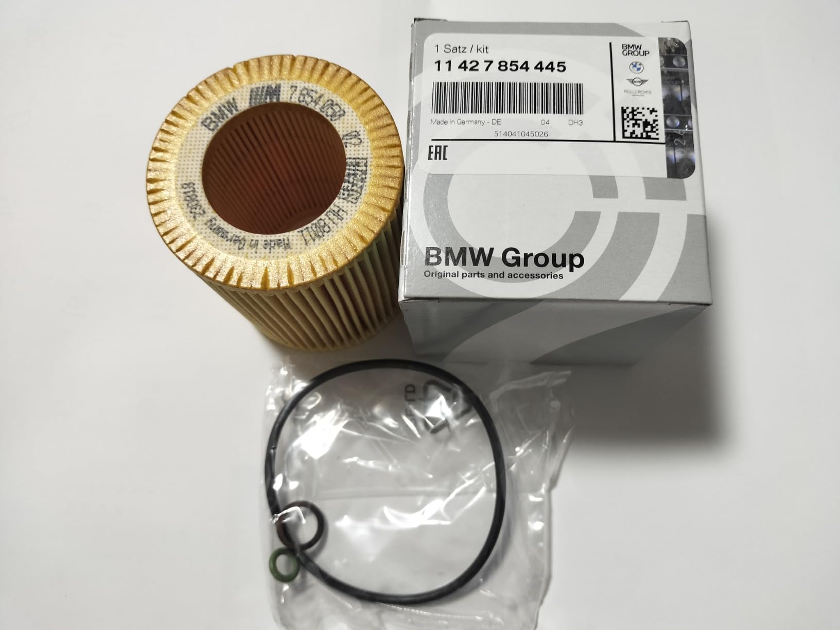 Amazon | BMW純正 オイルフィルター 11427854445 M2F87/N55 M3F80 M4F82/S55 | 車用オイル ...