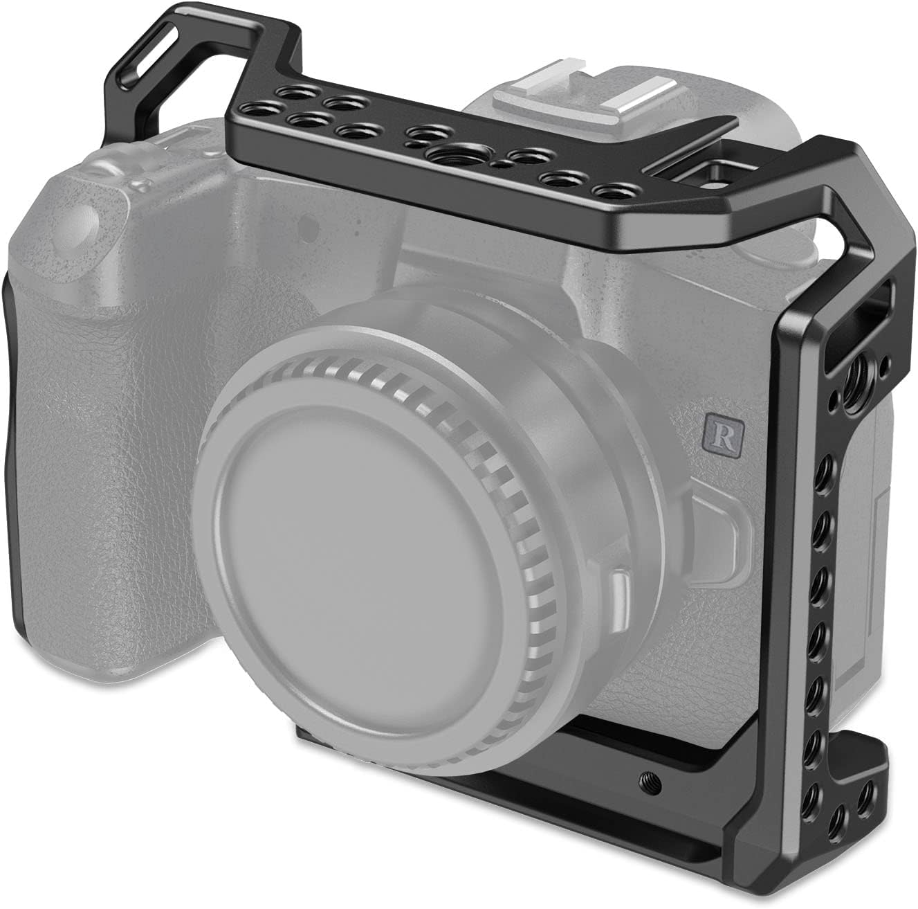 Amazon.com : SmallRig Camera Cage for Canon R, Built-in Cold Shoe and ...