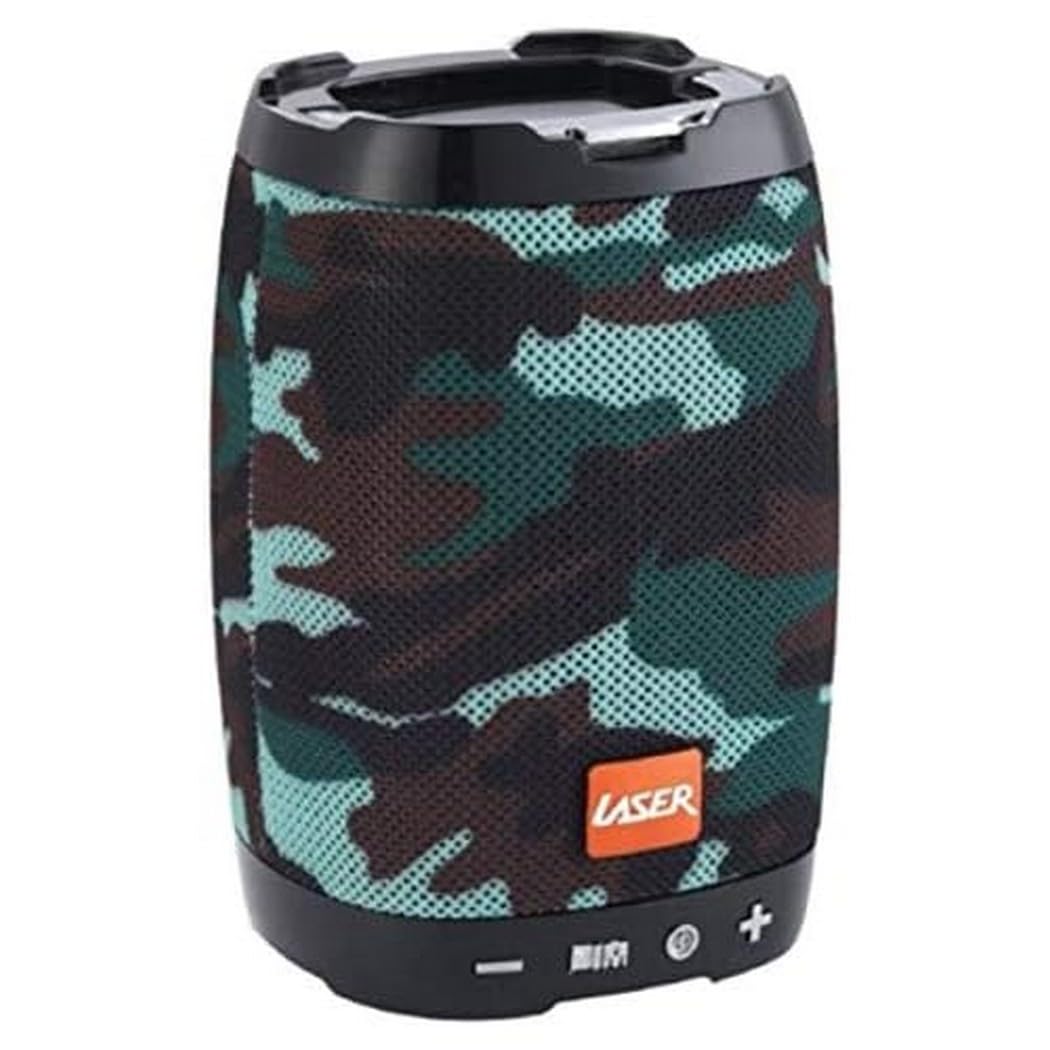 Laser Mini Wireless Bluetooth Speaker with Built-in Phone Holder, USB ...