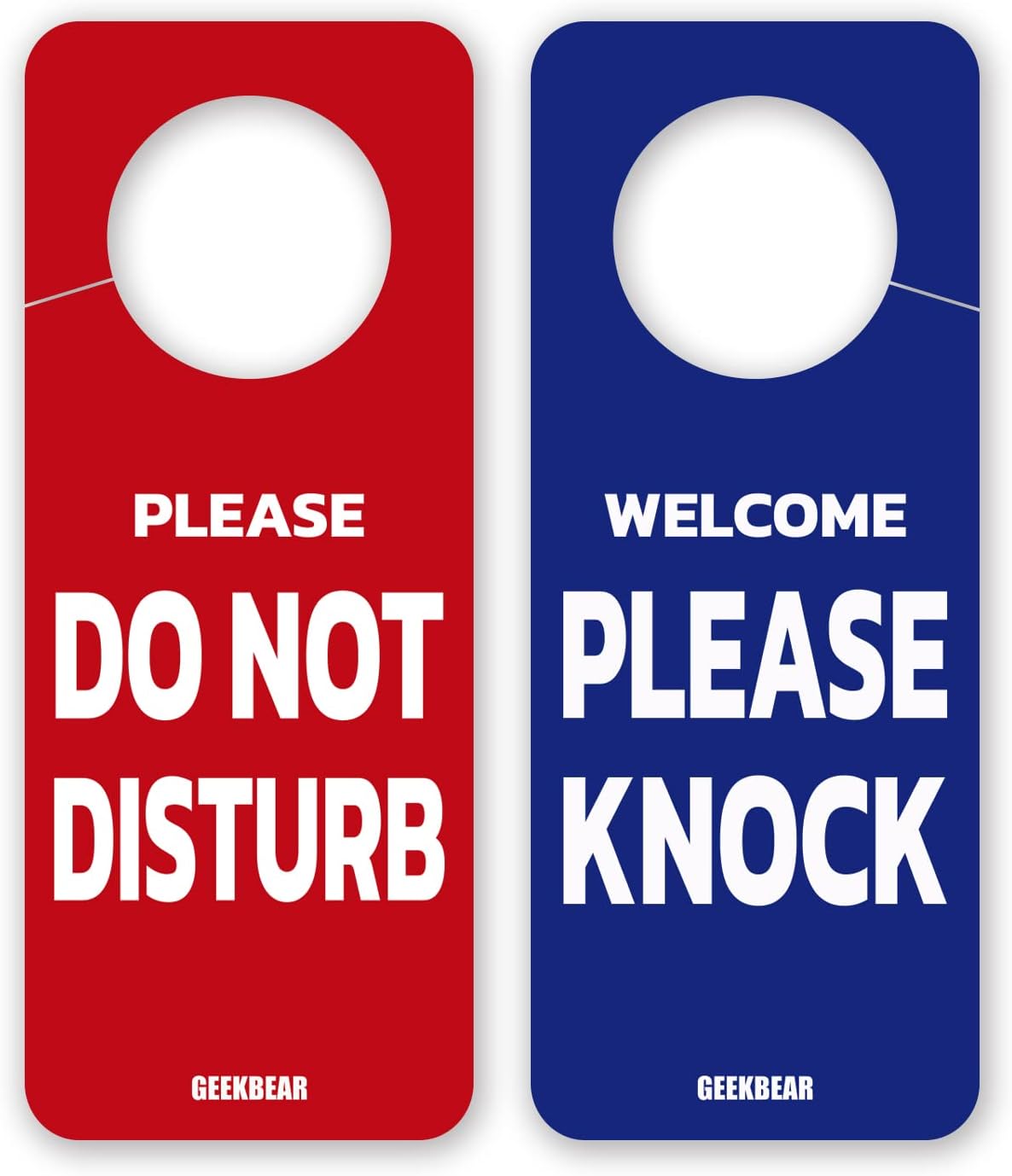 Amazon.com : GEEKBEAR Do Not Disturb Door Hanger Sign (04. Flower, 2 ...