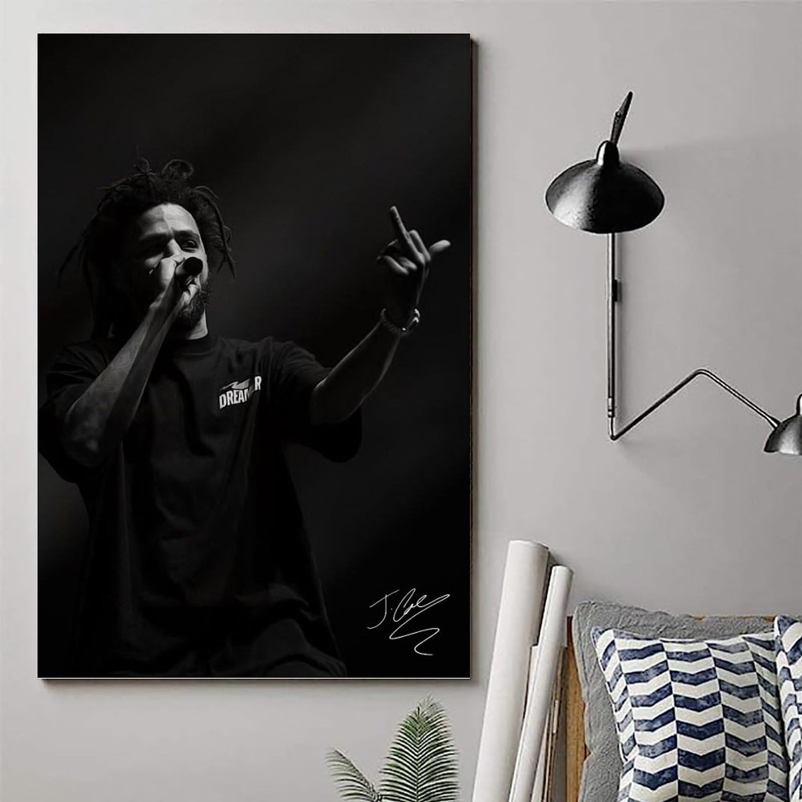 J. Cole En Blanco Y Negro